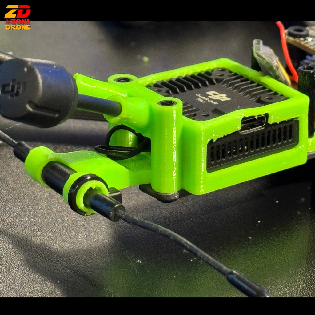 TBS Source One V5 DJI O4 Air Unit Cage Mount - Dual Antenna - Immortal ...