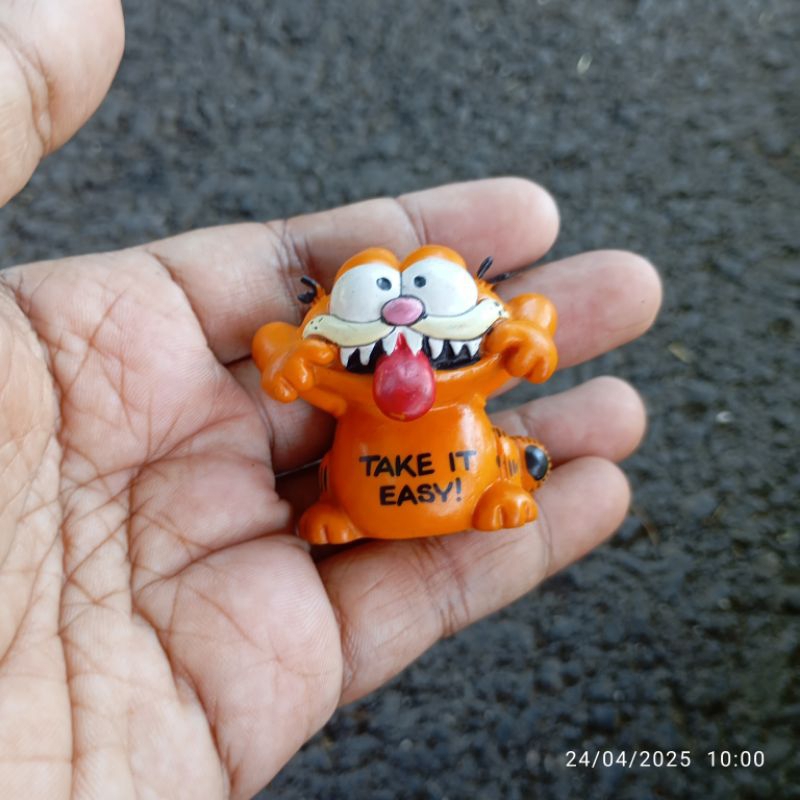 Vintage action figure garfield 1981 bully west germany second hand ...
