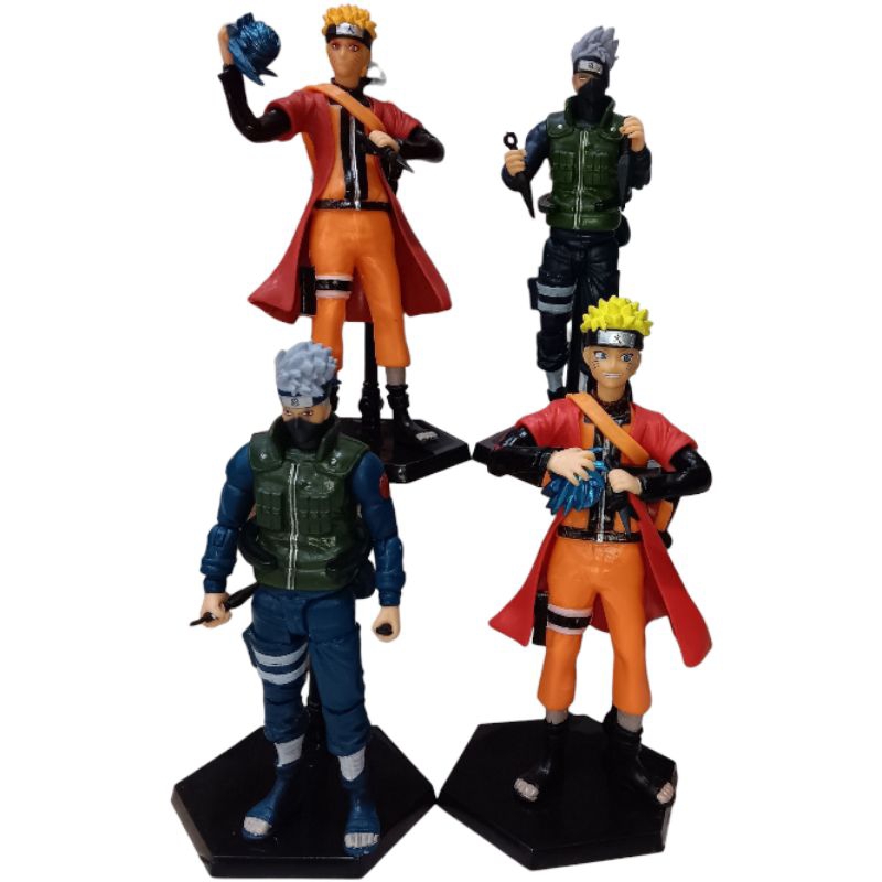 Action Figure Anime Naruto Uzumaki Sasuke Kakashi Hatake Besar ...