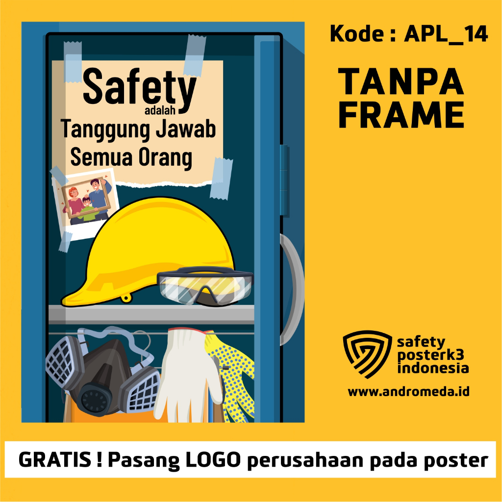 Safety Poster K3: Safety Is Responsibility for Everyone Office Workshop ...