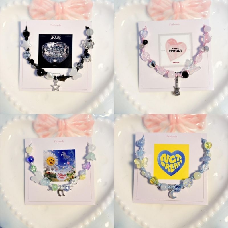 [Free Photocard] Beads Bracelets Drawstring Bracelets Kpop Aespa, BTS ...