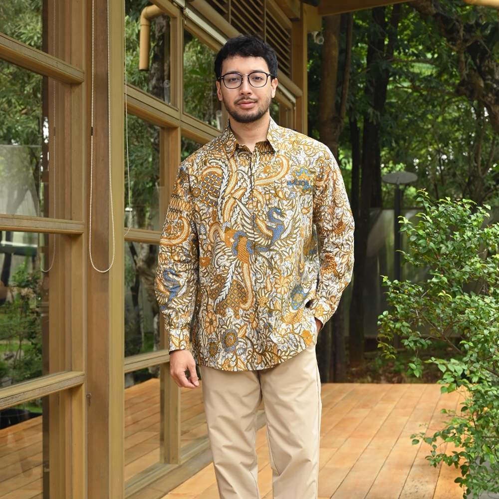 KEMEJA Trabalho - Bekti Long L0135, Men's Long sleeve batik shirt ...