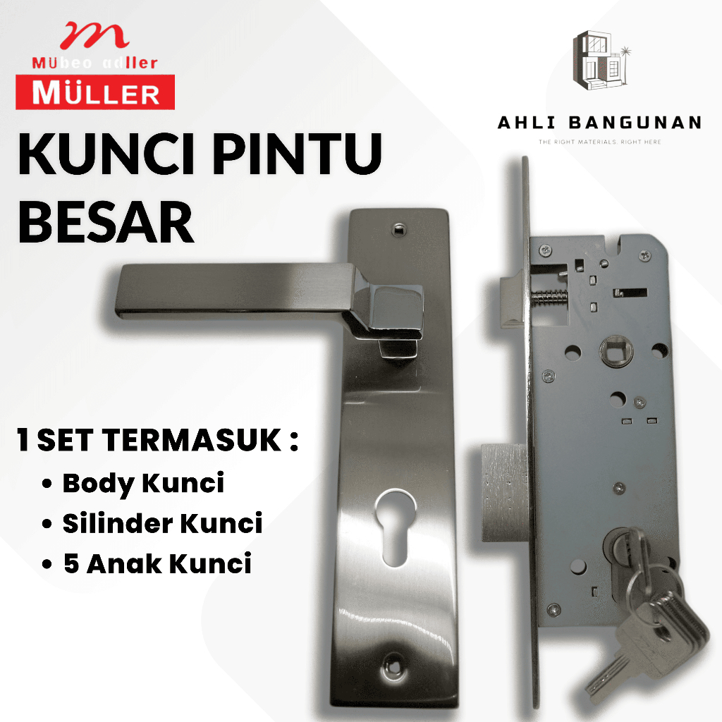 MULLER Large Door Lock (Door Handle) | Shopee Philippines
