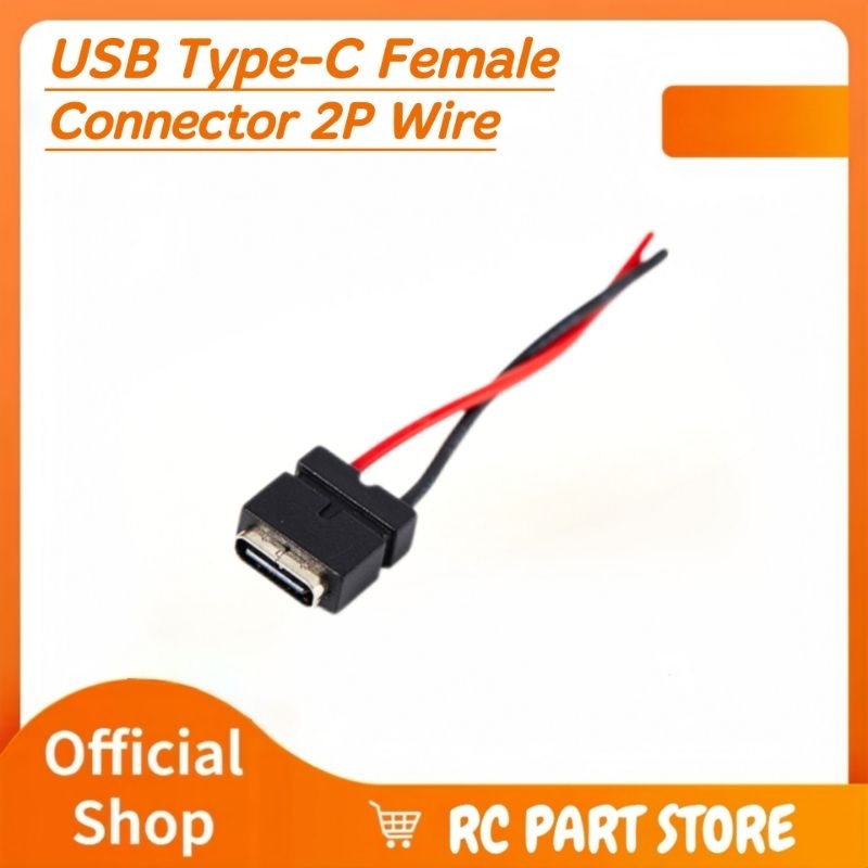 USB Type-C Female Charger Port Waterproof Jack Socket Cable Charging ...