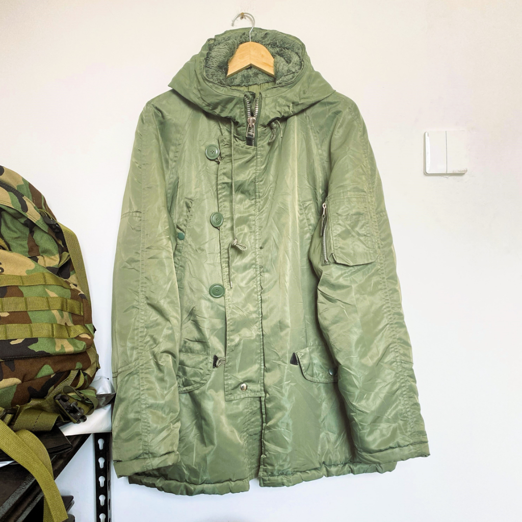 Military Parka Jacket N-3B Cold Weather Man's Field — Medium Regular ...