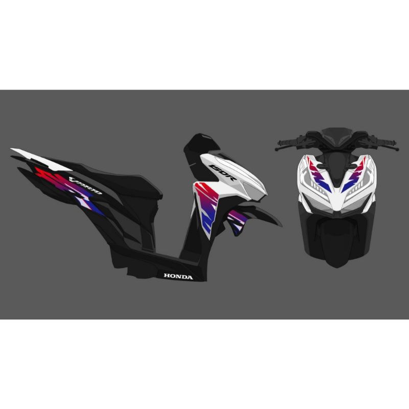 NEW VARIO LED TRANSPARENT STRIPING 125&150 CUSTOM FREEK | Shopee ...