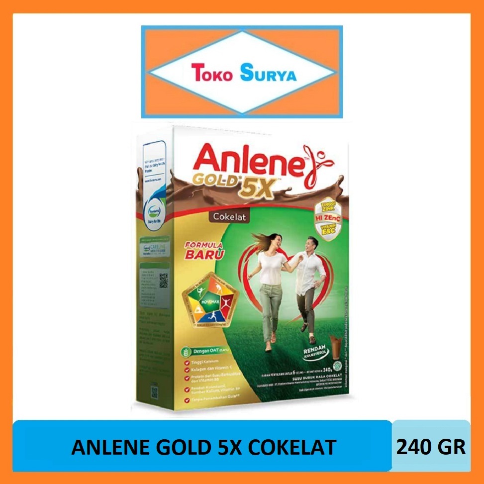 Anlene Gold 5X High Calcium Chocolate Powder Milk 240g | Shopee Philippines