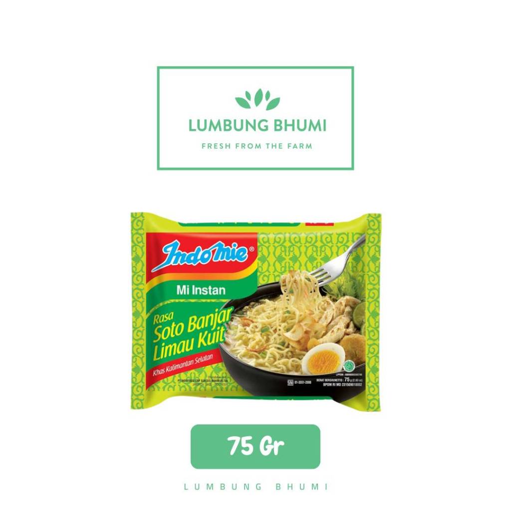 INDOMIE Mi Soto Banjar Lime Kuit 75 Gr 1 Pcs - Lumbung Bhumi | Shopee ...