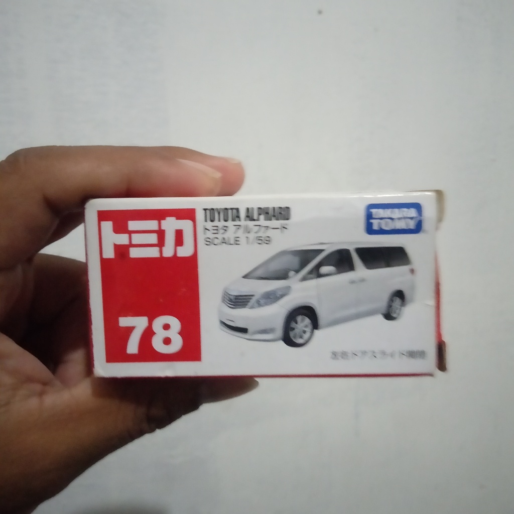 PUTIH Tomica no. 78 Toyota Alphard white Takara Tomy Regular - LOOSE Diecast car | Shopee ...