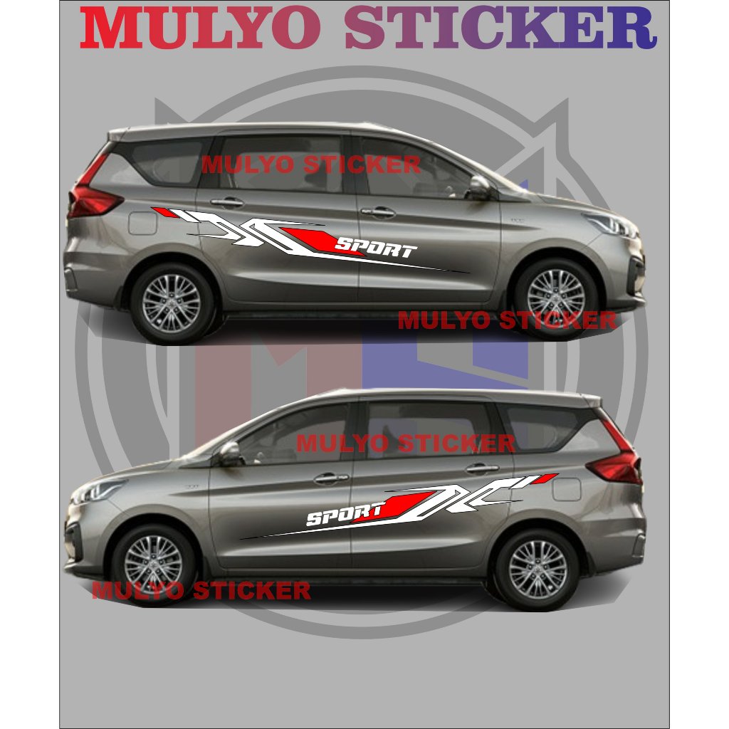 ERTIGA SPORT CAR STICKER COOL CAR STICKER LIST SIDE BODY LATEST CUTTING ...