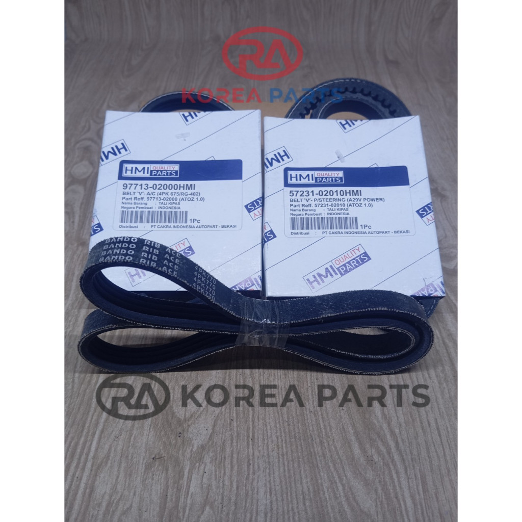 Fan Belt Vbelt Hyundai Kia Visto Van Fan Strap | Shopee Philippines