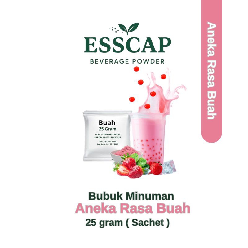 Drink Powder 25 grams Various Fruit Flavors / Drink Powder Various ...