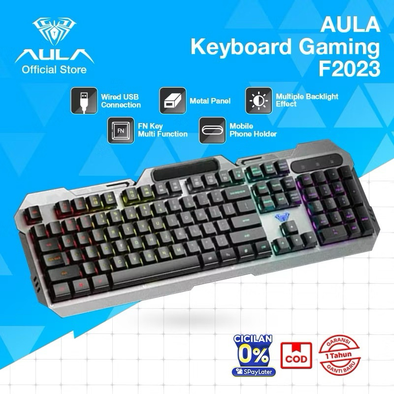 Aula F2023 Wired USB Membrane Gaming Keyboard | Shopee Philippines