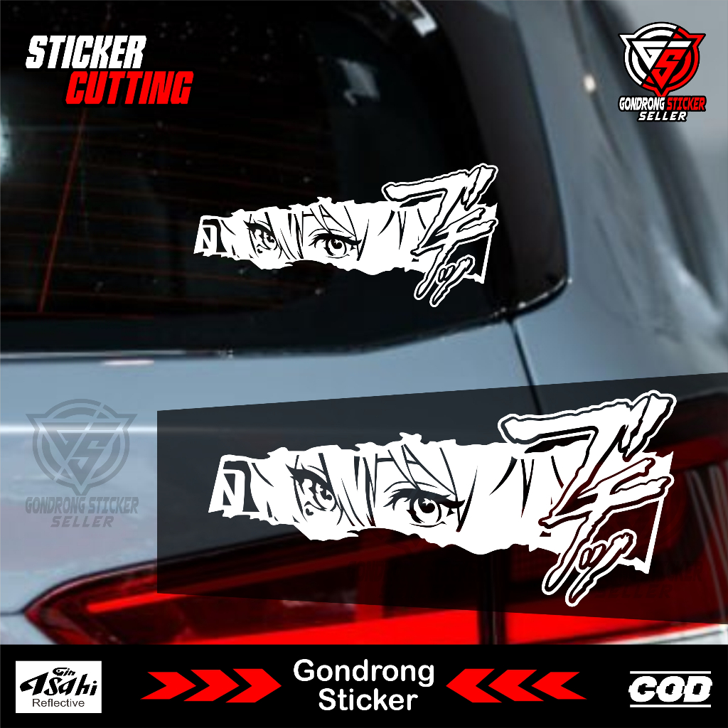 MATA Anime Slap Sticker Cutting - JDM 5 Anime Slap Sticker | Shopee ...