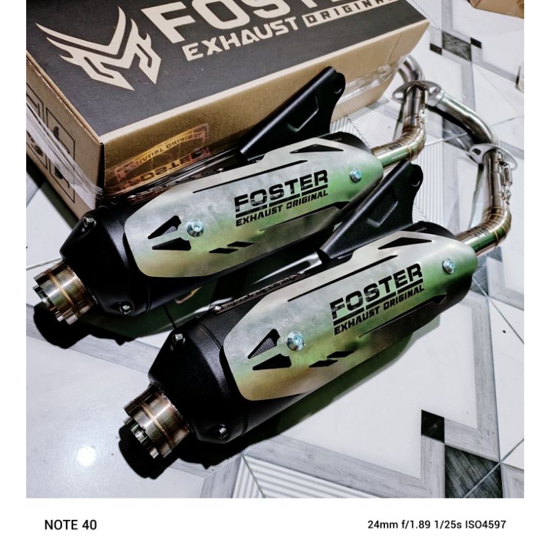 Mio Standard Racing EXHAUST inlet 28-38 MM Original FOSTER EXHAUST for ...