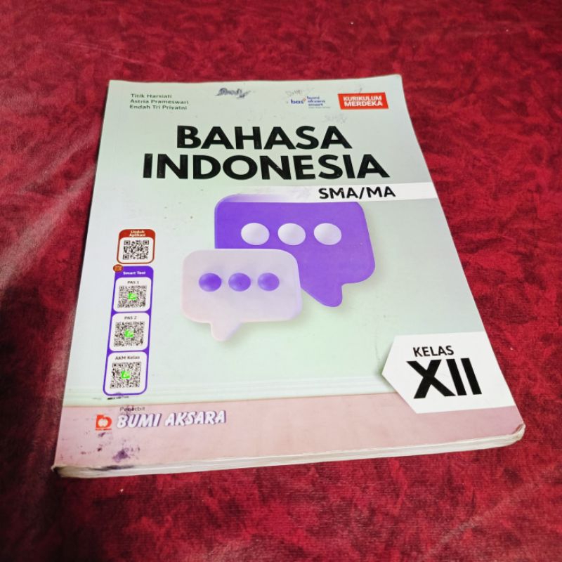 Indonesian language class 12 SMA Merdeka Bumi Aksara Curriculum ...