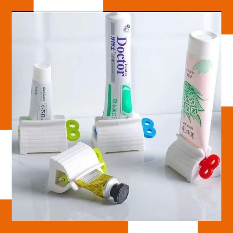 Rotary Roll Toothpaste Dispenser / Toothpaste Roller Clamp Tool / Roll ...