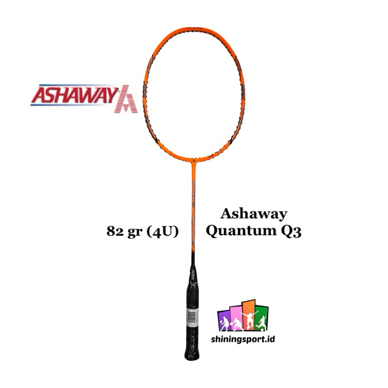 Ashaway Quantum Q3 Badminton Racket (+ FREE TOWEL GRIP 2 PCS) | Shopee ...