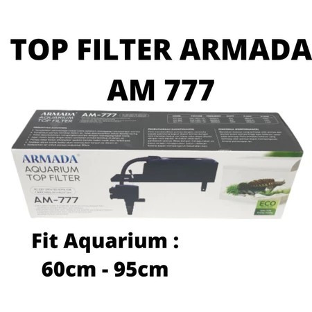 MESIN Complete Filter Box ARMADA AM 777 1600 Top Aquarium Filter ...