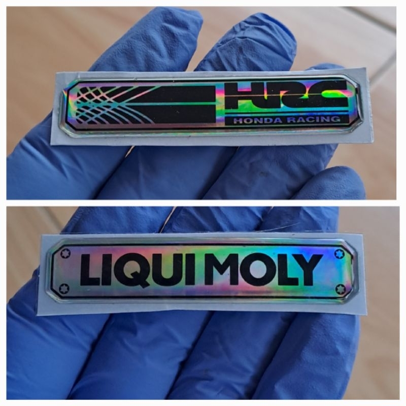 LIQUI MOLY HRC CVT RAISED EMBLEM STICKER,LIQUID MOLY FLEXIBLE RAISED ...