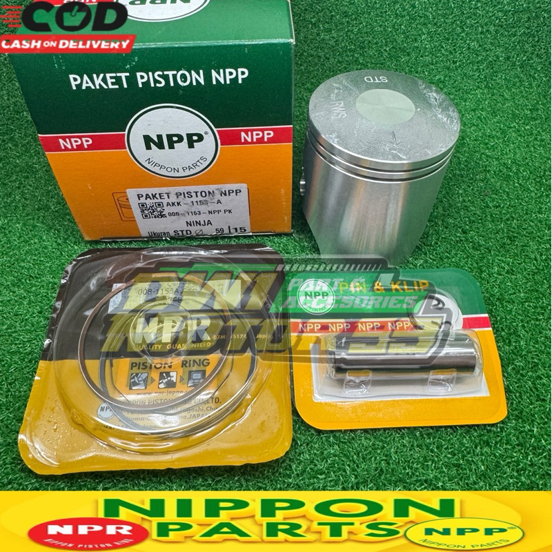 PISTON KIT SEHER SEKER BRAND NPP KAWASAKI NINJA 2T PEN PIN 15 DIAMETER ...