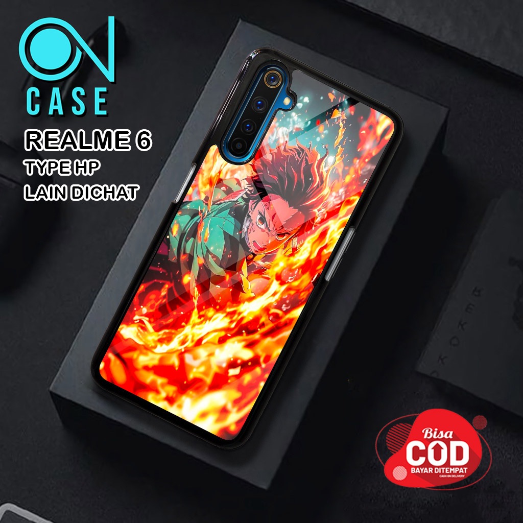 HP REALME 6 Case - REALME 6 Casing (Anime Demon Slayer) Cellphone Case ...