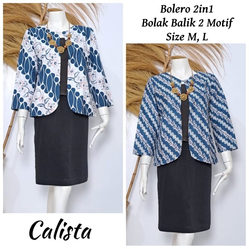 Reversible Bolero Bolero Batik Bolero 2in1 Women's Batik Cardigan | Shopee Philippines