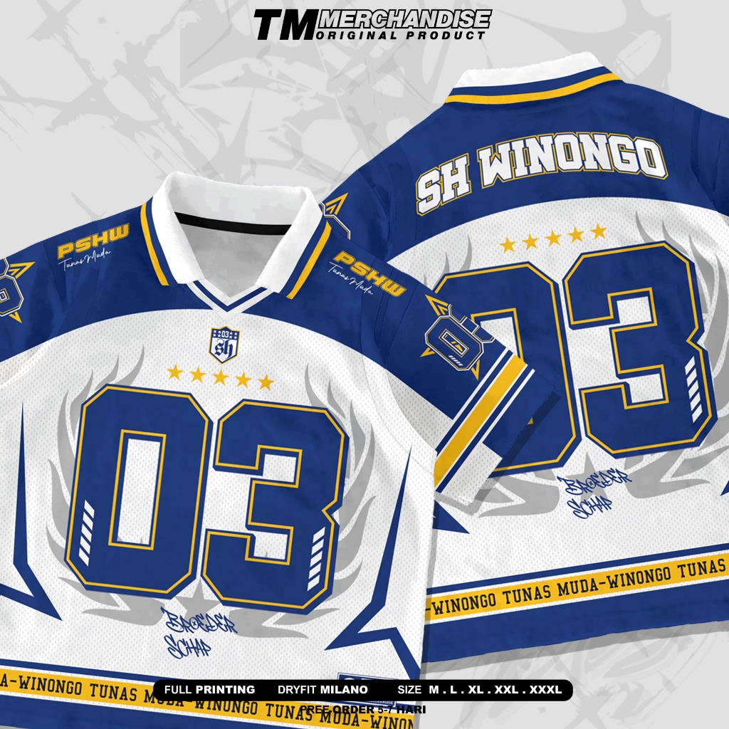 Sh winongo retro jersey vintage jersey pshw 1903 winongo jersey stk ...