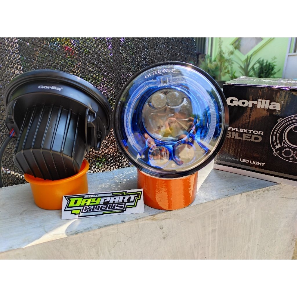 MERAH CAHAYA BILED Headlamp DOBLE LASER IMPORTED GORILLA LIGHT SUPER ...