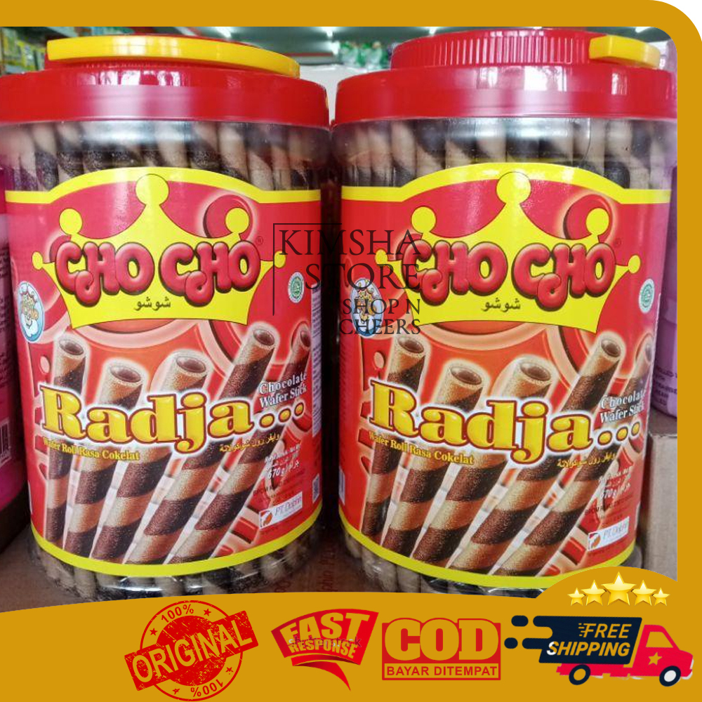 Cho Cho Radja Wafer Stick Roll Chocolate 670 gr Snack Food Snacks Astor ...