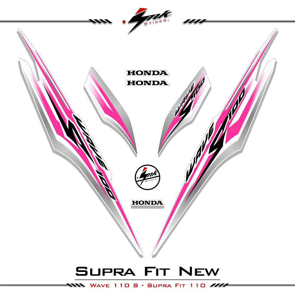 Striping Supra Fit New Wave 100 S Sticker Sticker Wave 100 Supra Fit S ...