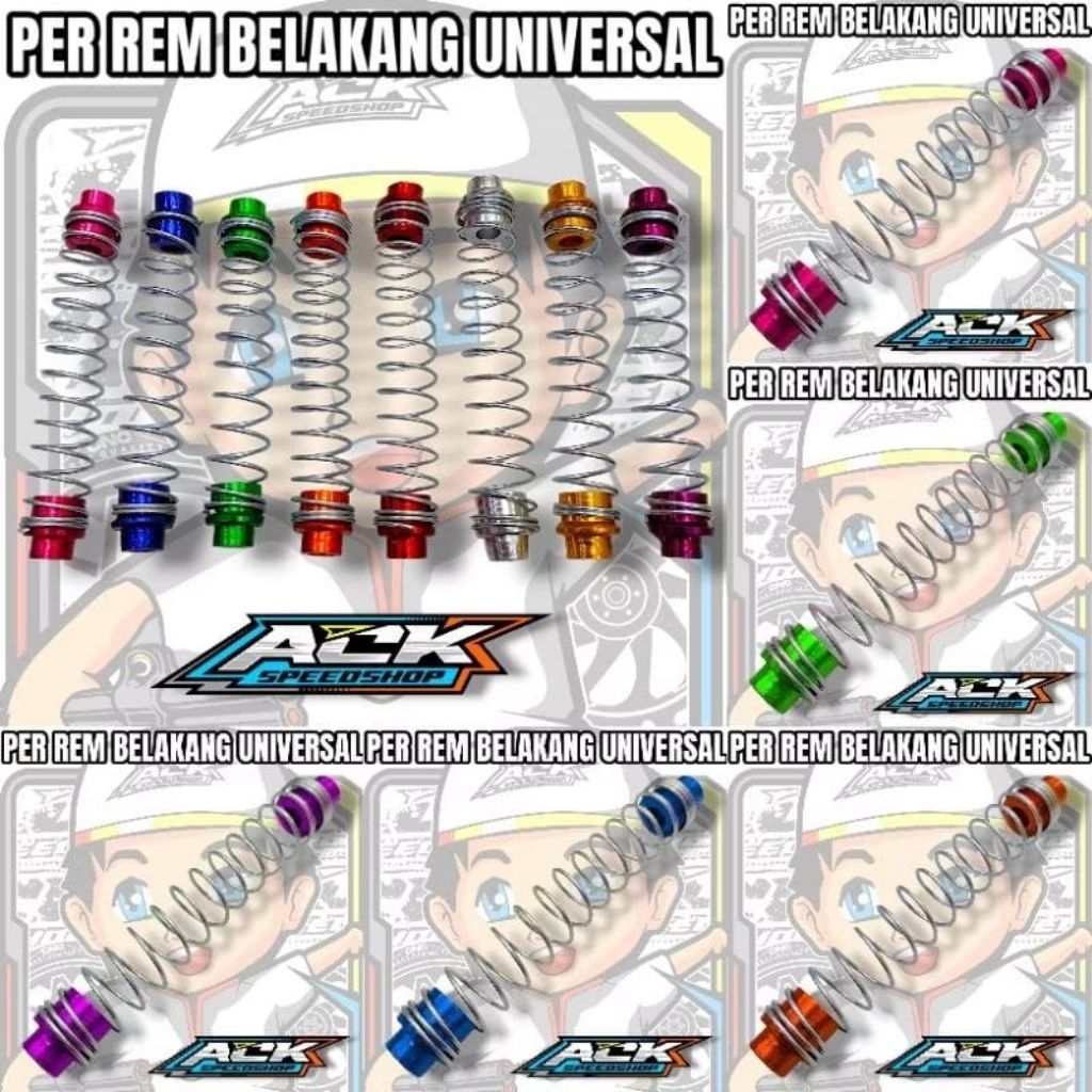 Universal CNC Rear Brake Spring for All Motorcycles Universal Rear ...