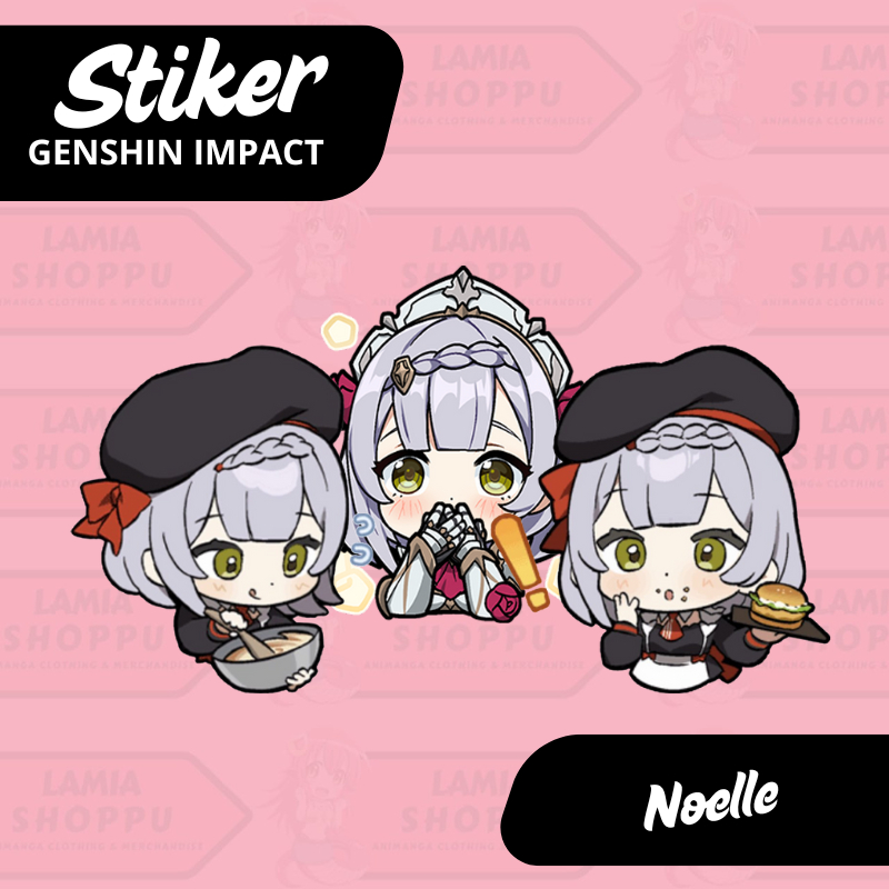 Genshin Impact Noelle Sticker | Genshin Noelle Sticker | Noelle GI ...