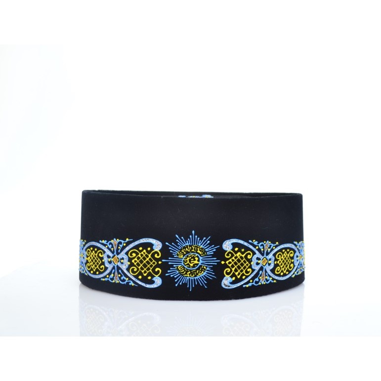 Songkok with Muhammadiyah Flores Logo Painted Motif | Shopee Philippines