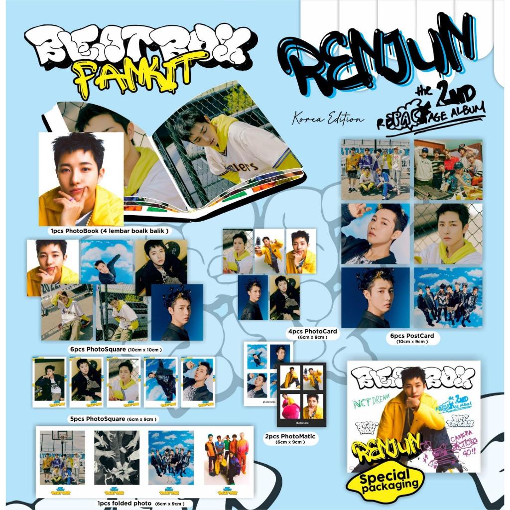 NCT Dream Fankit Beatbox Jeno Jaemin Mark Haechan Package | Shopee ...