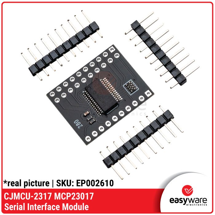 CJMCU-2317 MCP23017 Module Interface Series MCP 23017 IIC I2C SPI Bidirectional 16-Bit I/O ...