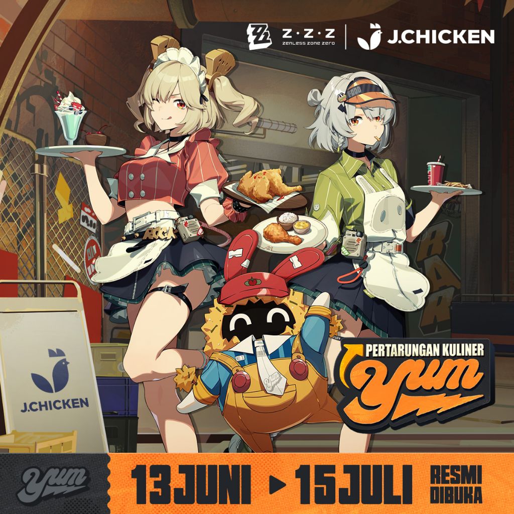 READY ZENLESS ZONE ZERO X J. CHICKEN OFFICIAL MERCHANDISE COLLAB ZZZ ...