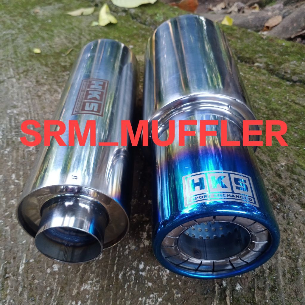 HKS Gronel and Resonator Full Stainless Car Exhaust for Brio Jazz Agya ...