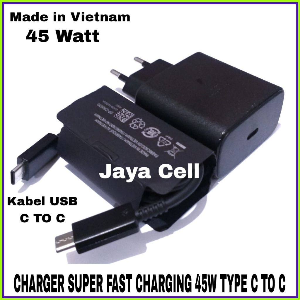 Sms Glxy A15 Charger ORIGINAL 100% Super Fast Charging Type USB C TO C ...
