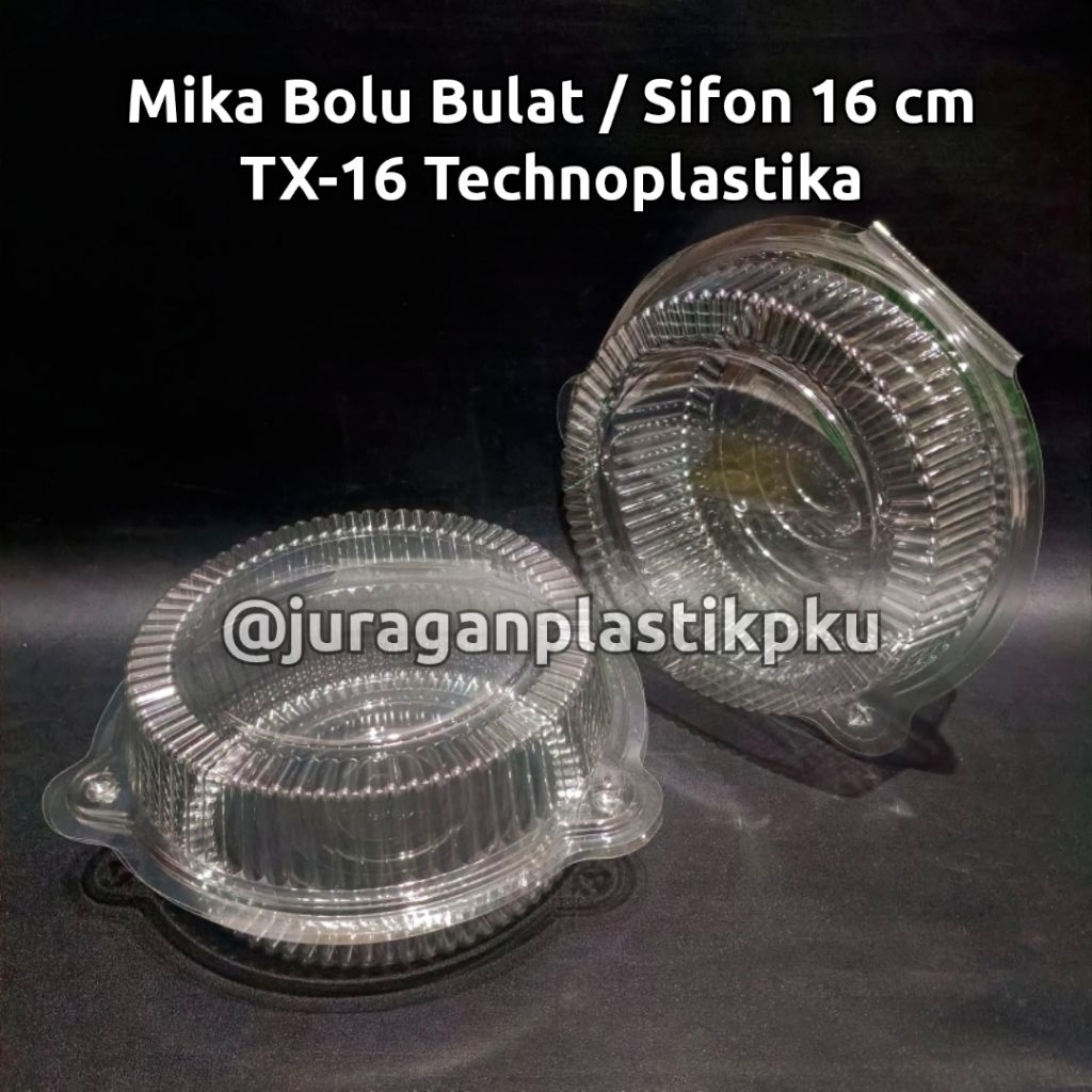 Mika Chiffon Cake Round 16 cm | Techno TX-16 Plastic Mica Chiffon Cake ...