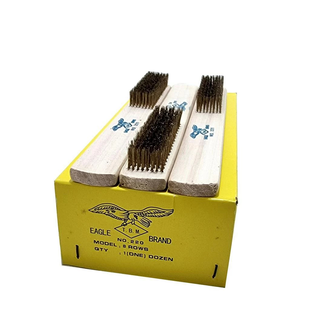Eagle 8 Row Brass Wire Brush / Fine Iron Brush / Wire Brush | Shopee ...