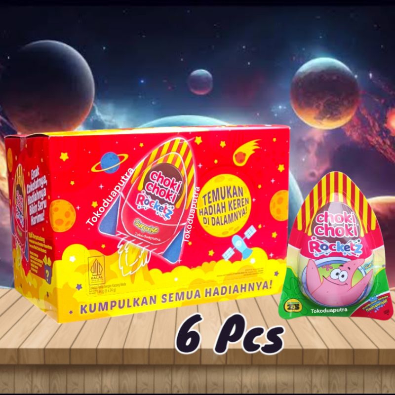 Choki Choki Suprise Rocket Special Edition Spongebob 1 Box contains 6 ...
