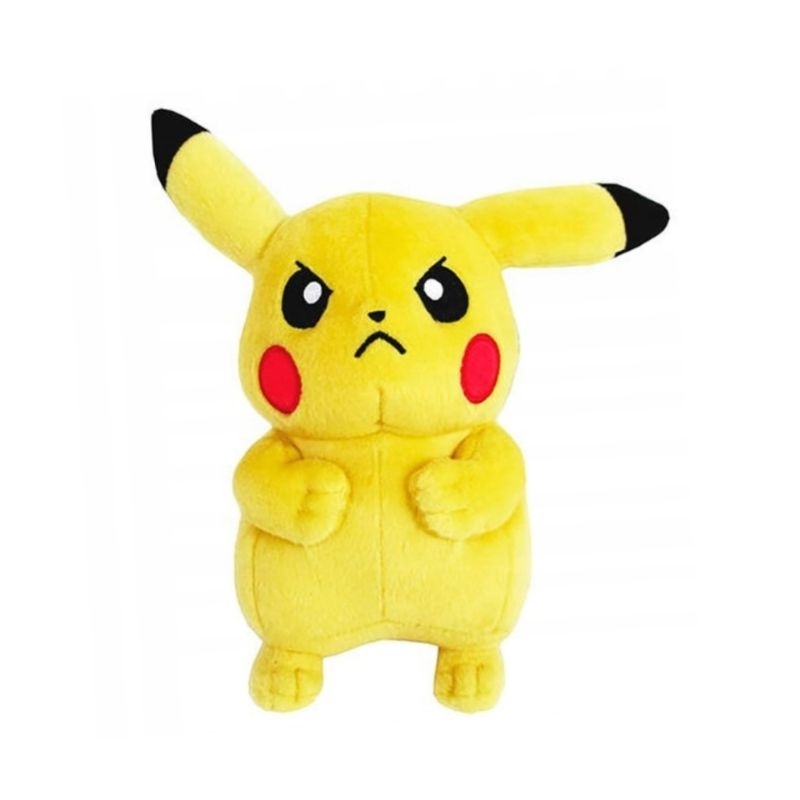 TOMY POKEMON Original Angry Mode Pikachu Doll | Shopee Philippines