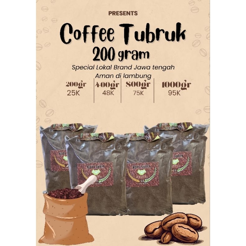 Original brewed coffee 200gr, 400gr, 800gr, 1000gr free safe packing ...