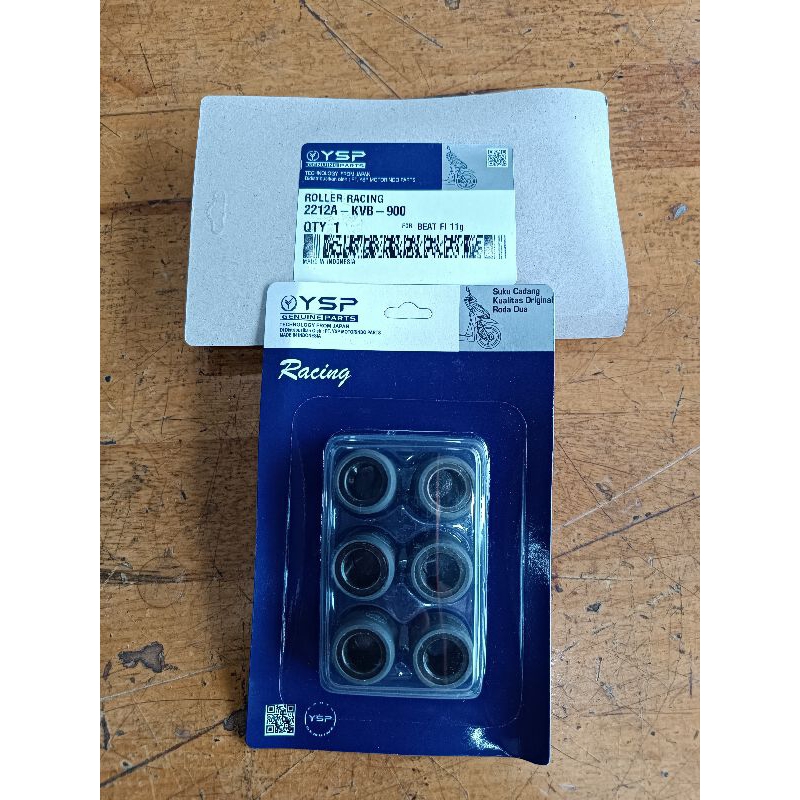 Roller SET RACING KVB BEAT FI 11 GRAM ORIGINAL YSP FCC | Shopee Philippines