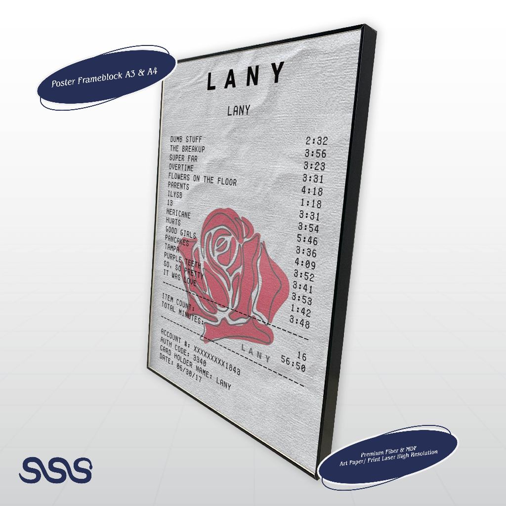 Lany POSTER / AESTHETIC POSTER / FRAMEBLOCK POSTER | Shopee Philippines
