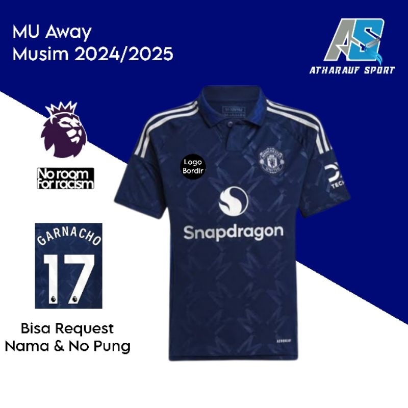 Manchesterunitedd MU_Away Jersey 2024/2025 Grade AAA+ Football Shirt ...