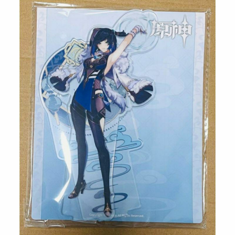 Standee Acrylic Genshin impact Yelan Albedo/ Diluc/ Xiangling/ Eula ...