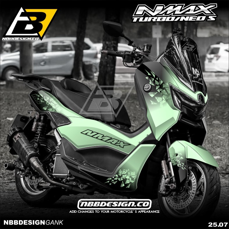 Yamaha NMAX TURBO Sticker Decal - 2024 2025 NMAX NEO S Sticker FULL ...