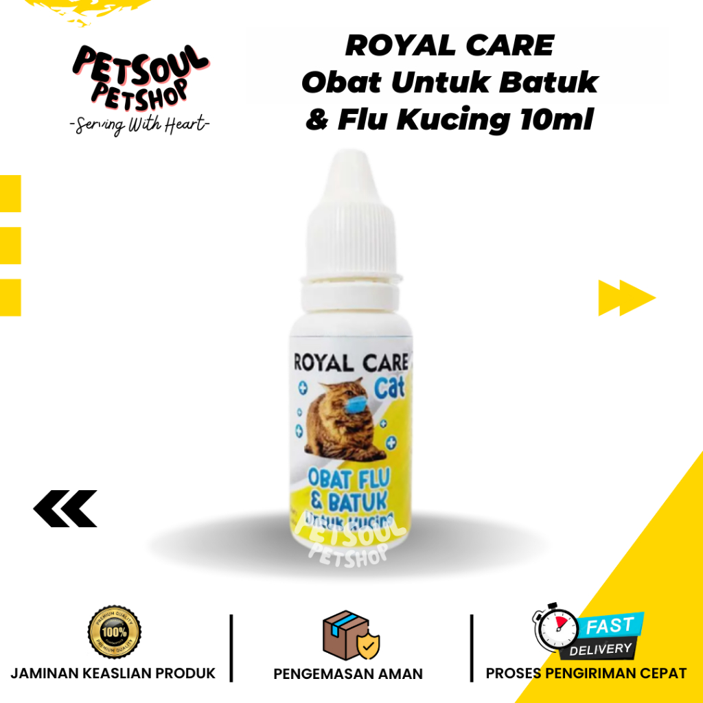 Royal Care Cough & Flu Medicine for Cats 10ml - Royal Care Cough & Flu ...